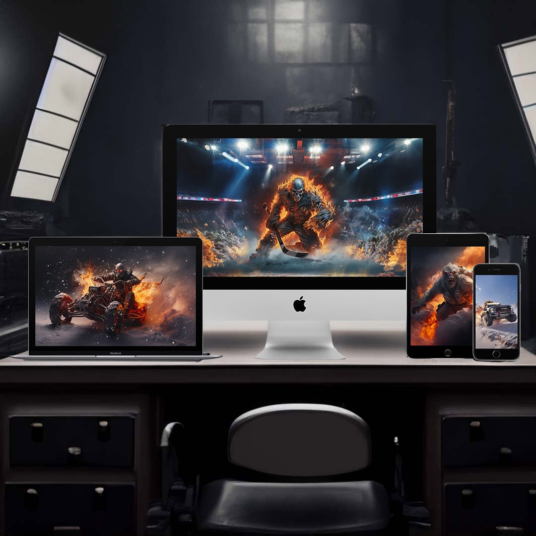 GothRider Wallpaper Pack Winter Edition 2023