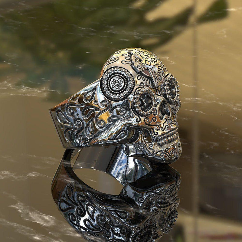 Sugar Skull Ring - GothRider®