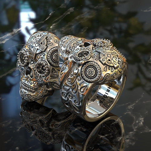 Sugar Skull Ring - GothRider®